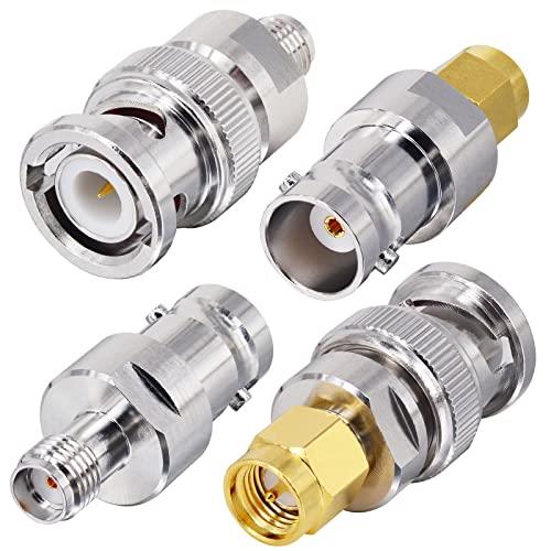 【楽天市場】leeyovk BNC SMA 無線アダプタ SMA オスメス - BNC オスメコネクタ同軸アダプタアンテナ 4個セット：ギフトマーケット
