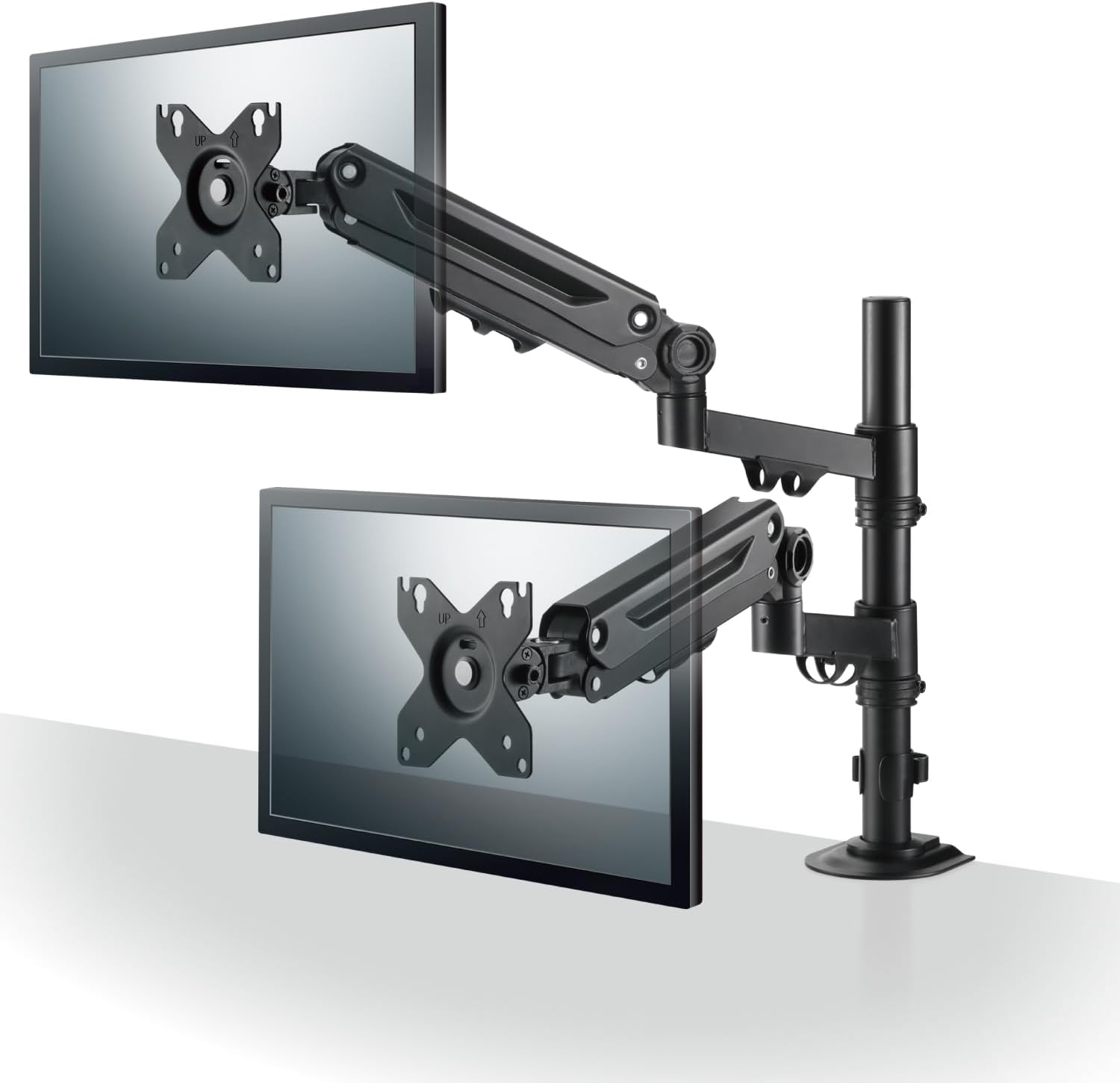 【楽天市場】エレコム モニターアーム ディスプレイアーム ダブル ロング スプリング式 ~40インチ対応 VESA規格対応 支柱 ブラック DPA-DSP01BK：Gikstore