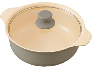 【楽天市場】IRIS OHYAMA アイリスオーヤマ IHKP-P24-T ブラウン 鍋 IH対応鍋 24cm：GIMMICK