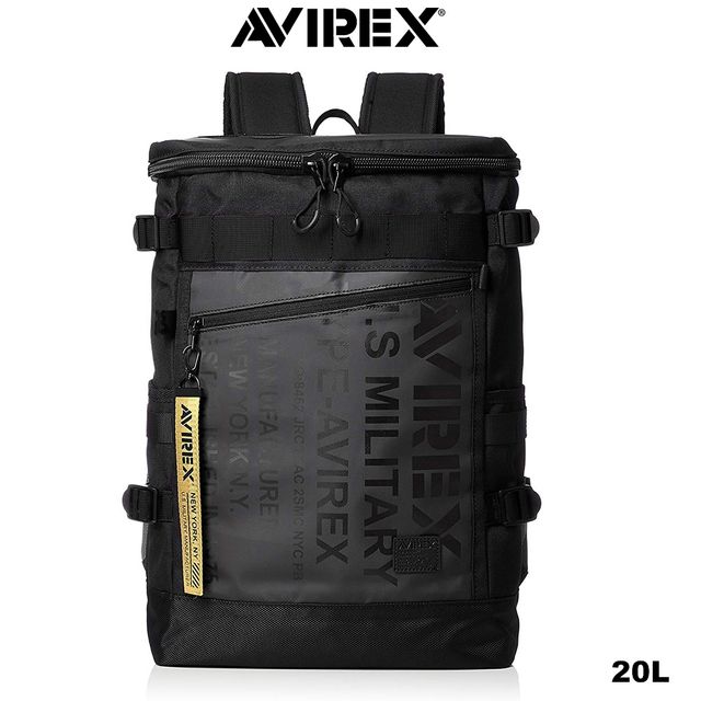 【楽天市場】AVIREX アヴィレックス ヒューズBOX リュック【20L】【ブラック】AVX593 SUPER HORNET series はっ水 ターポリン：GIMMICK
