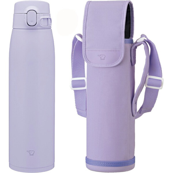 【楽天市場】ZOJIRUSHI 象印 SM-VB95-VM(ライラックパープル)ワンタッチマグ 950mL+MC-EA05-VA(パープル)ボトルカバー 950mLサイズ用 ちょっと大きめ ...
