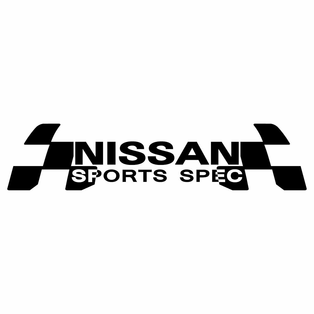 【楽天市場】ステッカー 車 ニッサン NISSAN メーカー ロゴ エンブレム 枠サイズ：10cm×40cm レーシング ドライブ 車用 ...