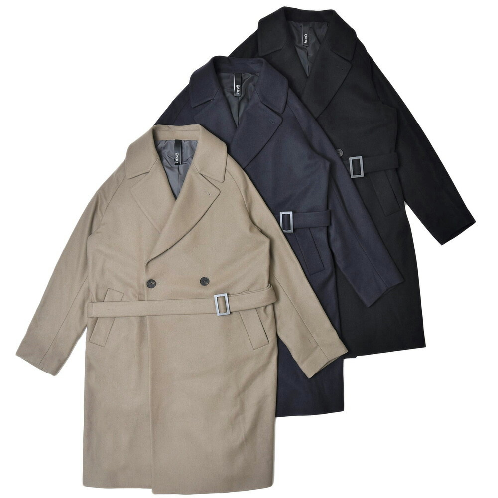 【楽天市場】Hevo（イーヴォ）BRINDISIブリンディシ ウールナイロンソフトメルトン2Bダブルブレストベルテッドコート BRIN725K 14112004109：ginlet（ジンレット）