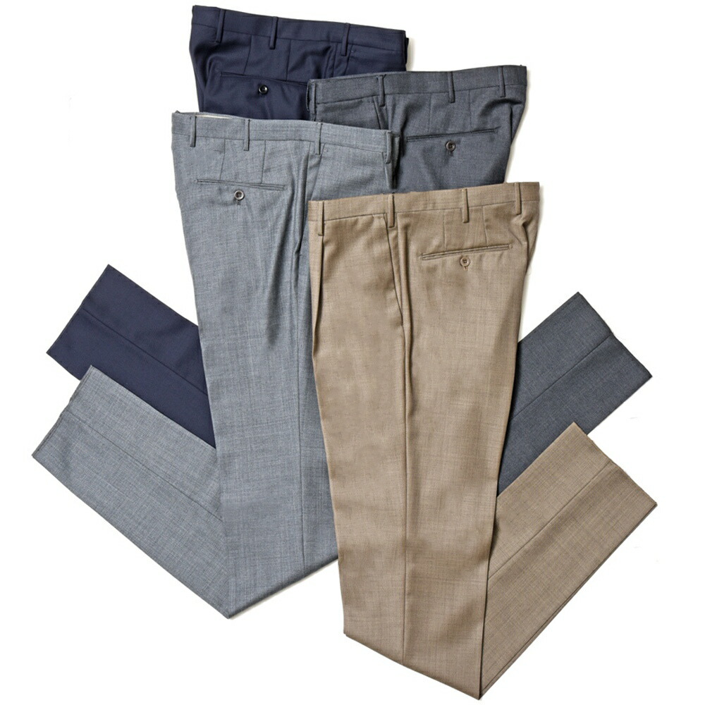 【楽天市場】INCOTEX（インコテックス）SLIM FIT SUPER100'sウールシャークスキン1プリーツテーパードパンツ 1T0031-1010T 13031201052：ginlet ...
