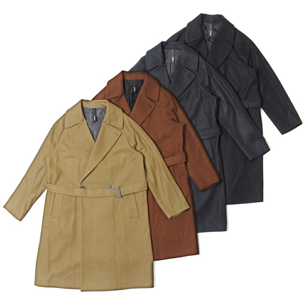 【楽天市場】Hevo（イーヴォ）BRINDISIブリンディジ ウォーターレペレントウールナイロンソフトメルトン2Bダブルブレストベルテッドコート BRIN725K 14132004109 ...