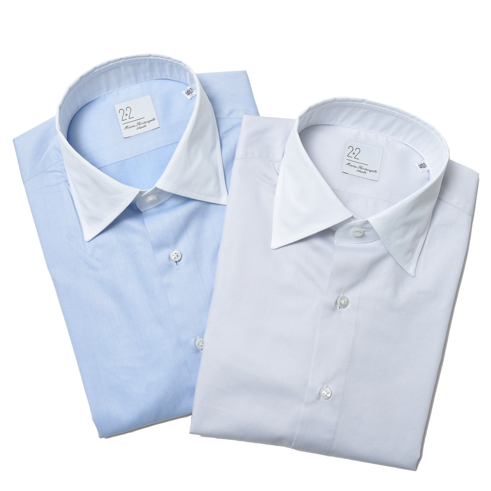 【楽天市場】Maria Santangelo（マリア サンタンジェロ）コットンツイルセミワイドカラークレリックシャツ Be/ENZO-FRANCO/18-PR08 11132204115 ...