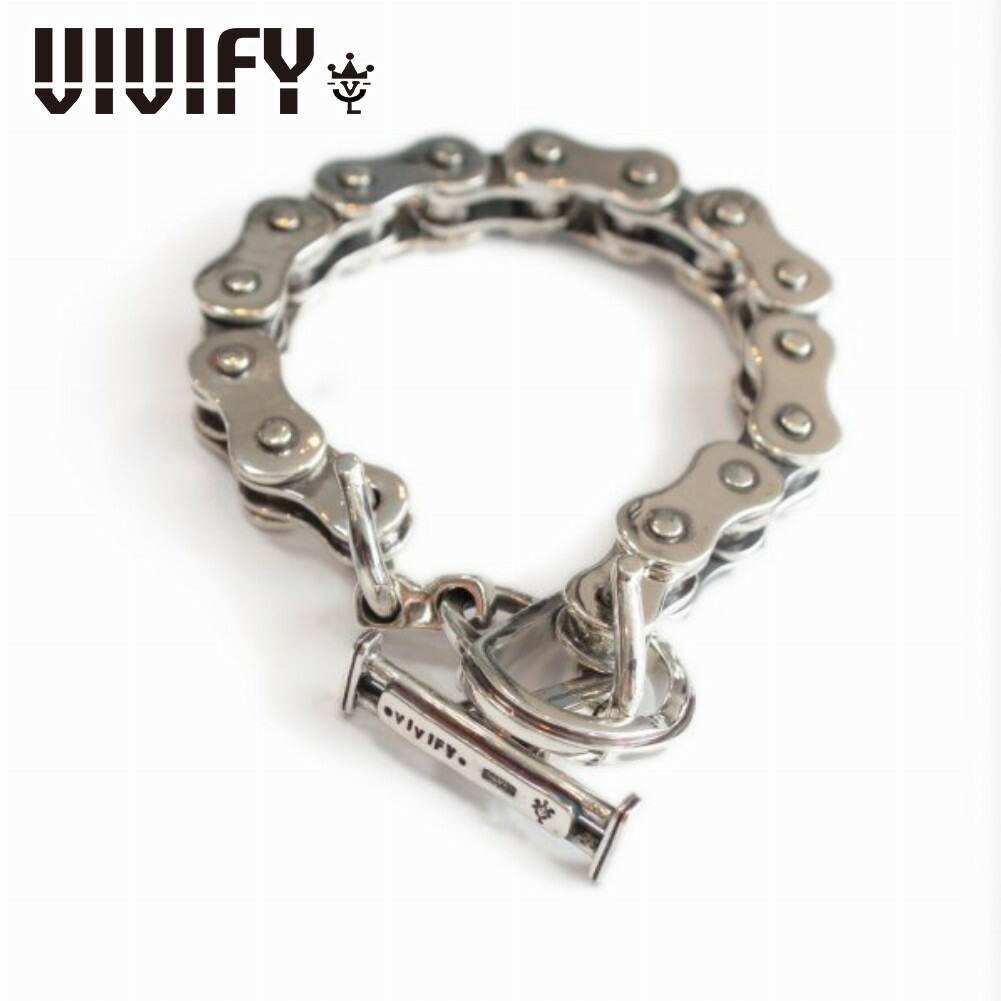 【楽天市場】VIVIFY ビビファイ アクセサリー ブレスレット バングル シルバー MotorCycleChain Bracelet：新宿 ...