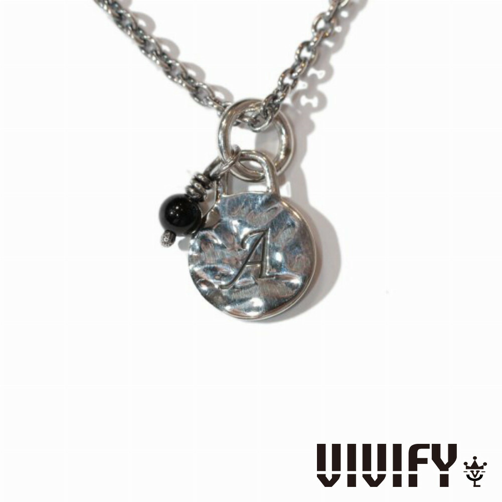 【楽天市場】VIVIFY ビビファイ アクセサリー ネックレス シルバー Alphabet Coin Top w birthstone：新宿 ...