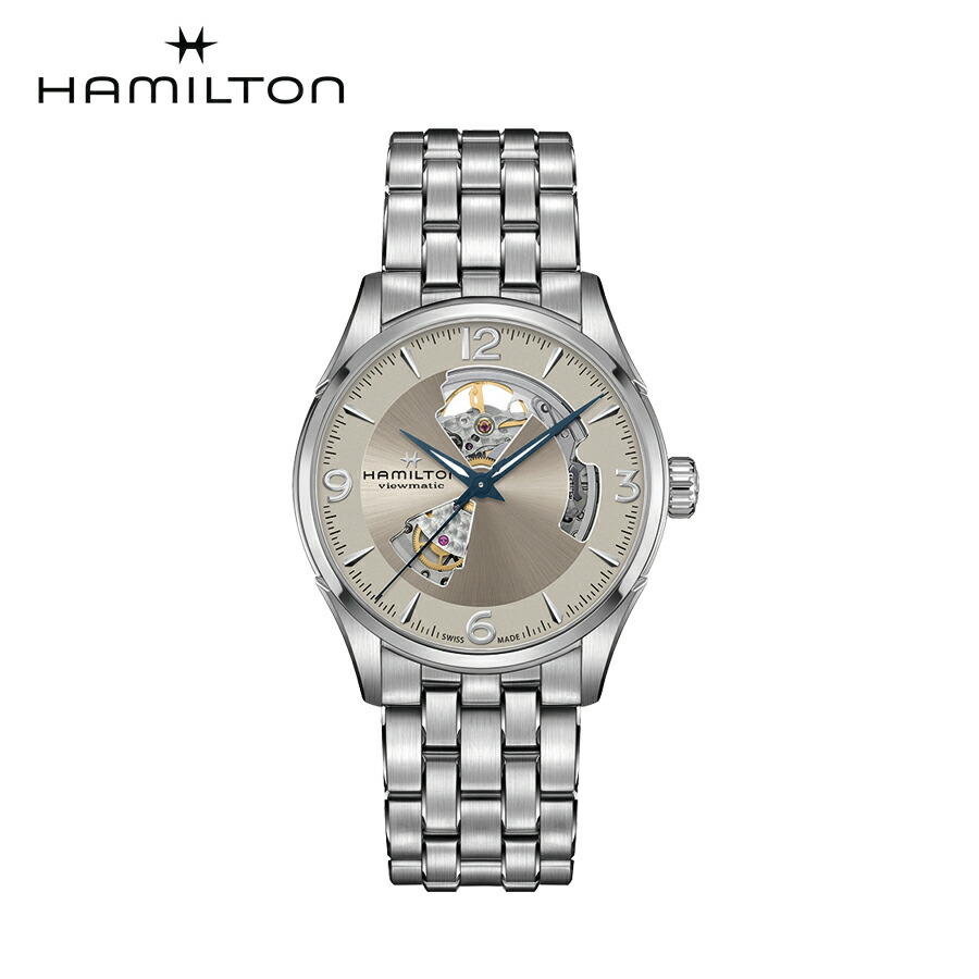 【楽天市場】【ご購入特典つき】正規品 ハミルトン 腕時計 メンズ HAMILTON ジャズマスター オープンハート 自動巻 H32705121 ...