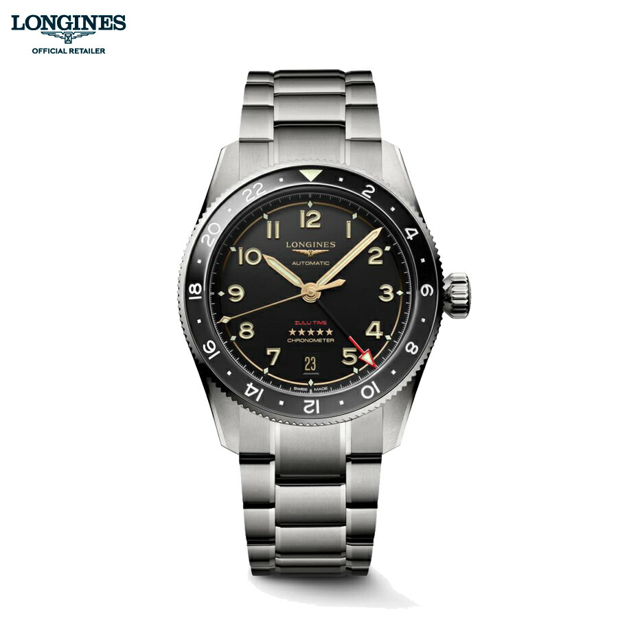 【楽天市場】【期間限定クーポン】【ご購入特典つき】ロンジン LONGINES スピリット Zulu Time チタニウム 39mm 自動巻 ...