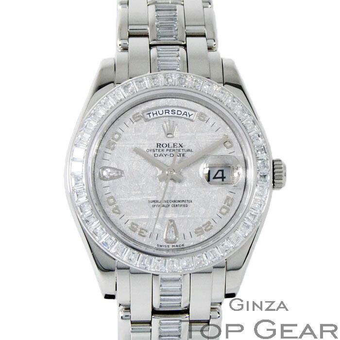【楽天市場】rolex ロレックス デイデイト スペシャルエディション 18956 2BR プラチナ ダイヤモンド メテオライト メンズ ...