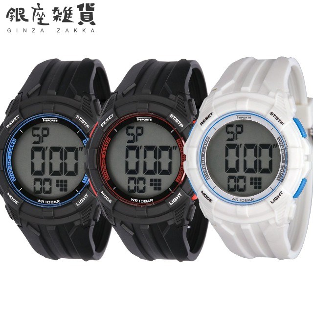 【楽天市場】【5%OFFクーポン 8月22日(金) 9:59迄】クレファー 腕時計 T-SPORTS ティースポーツ TS-D317-BK TS-D317-RD TS-D317-WT ...