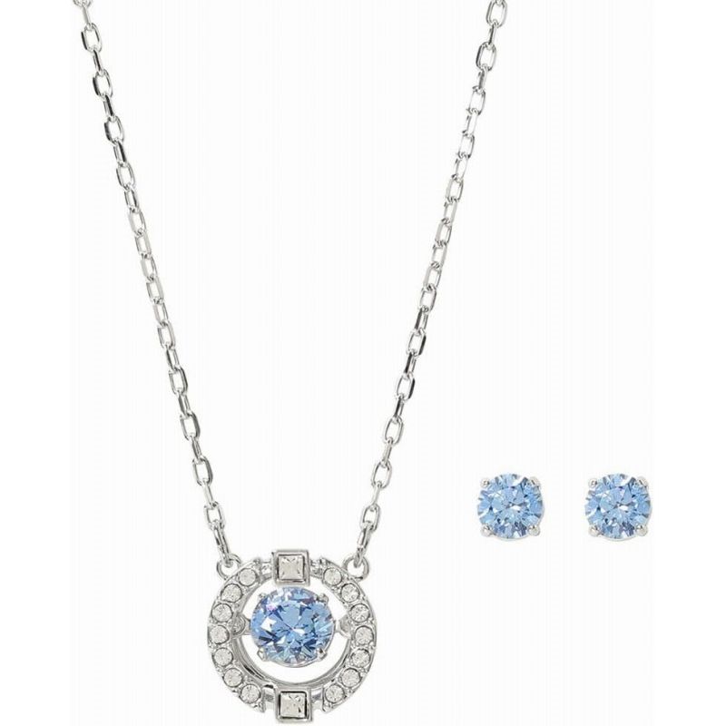 【楽天市場】【最大2000円OFFクーポン11日(月)01:59迄】スワロフスキー ネックレス ピアス セット レディース SPARKLING ...