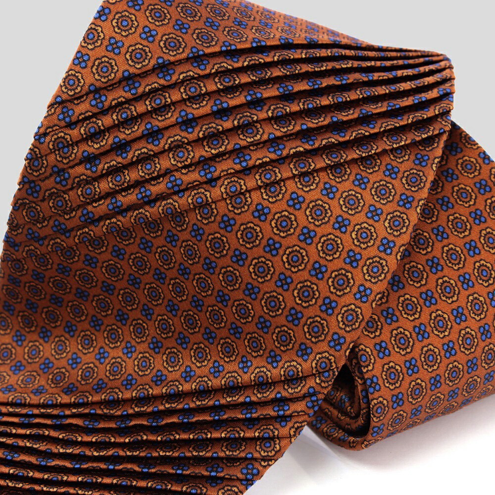 【楽天市場】【Silvio Fiorello／シルヴィオ・フィオレッロ】プリーツネクタイ シルク ブラウン おしゃれ 高級 ギフト 贈り物 ...