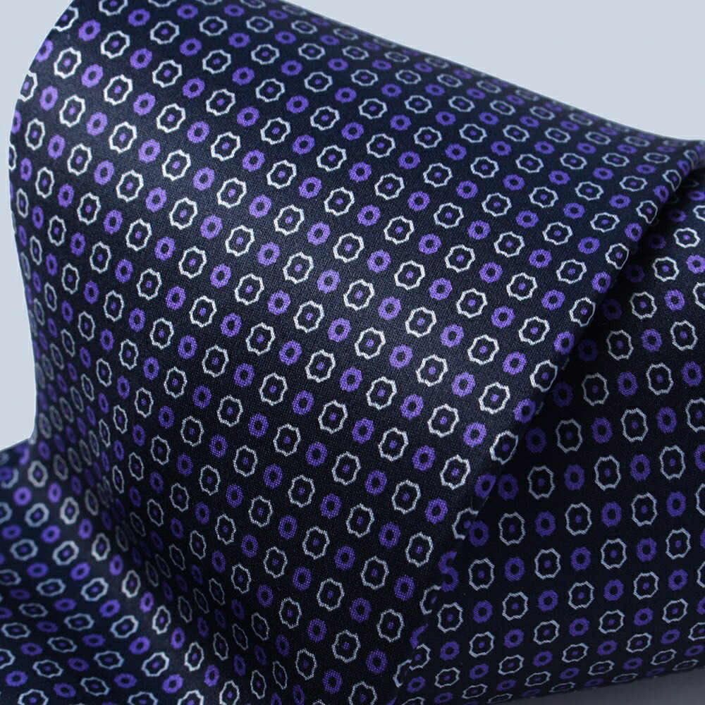 【楽天市場】【Silvio Fiorello／シルヴィオ・フィオレッロ】ネクタイ シルク ダークネイビー パープル おしゃれ 高級 ギフト ...