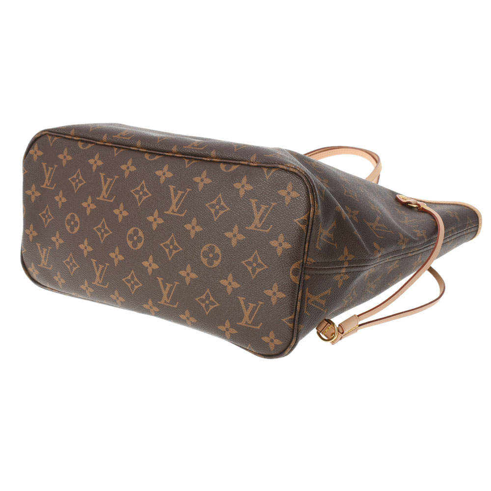 【楽天市場】LOUIS VUITTON ルイヴィトン モノグラム ネヴァーフルMM ヴィヴィエンヌスタンプ ブラウン M41177 ...