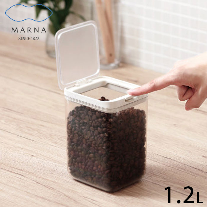 【楽天市場】保存容器 密閉 小麦粉 1.2L パッキン付き キャニスター MARNA マーナ トール クリア K763CL GOOD LOCK CONTAINER グッドロックコンテナ ...