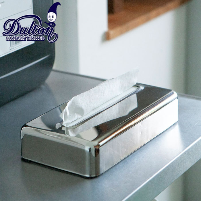 【楽天市場】DULTON ダルトン ティッシュ ディスペンサー ティッシュケース シルバー TD08-313 壁掛け 北欧 ティッシュ ボックスティッシュ ケース ステンレス ボックス ...