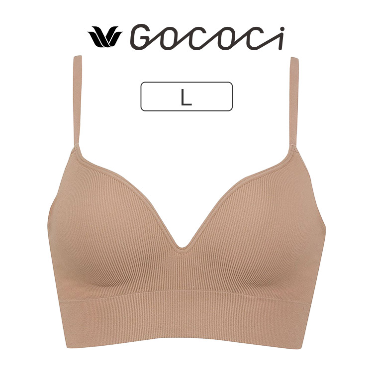 【楽天市場】【20％OFF】ワコール GOCOCi ゴコチ ハーフトップ リブハーフトップ L CGG255：グラマー バイ アンテシュクレ