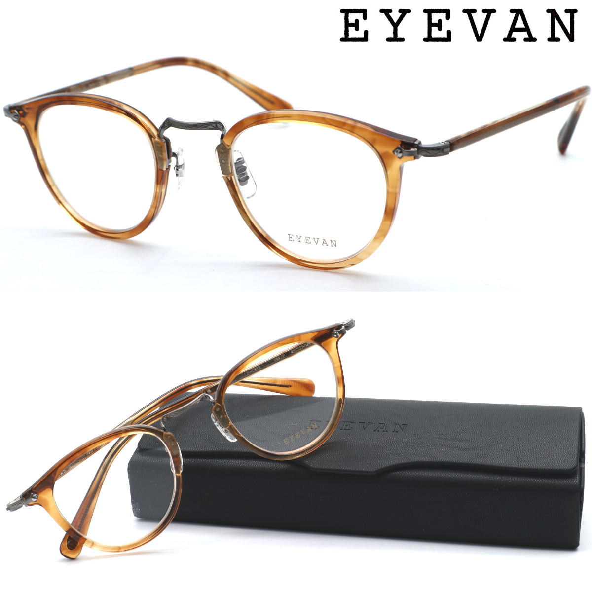 【楽天市場】【EYEVAN】アイヴァン メガネ E-0513 col.VBR/P 45サイズ 度付又は度無レンズ標準装備 【日本製】【送料無料】【正規代理店品】【アイバン】 クラシック ...