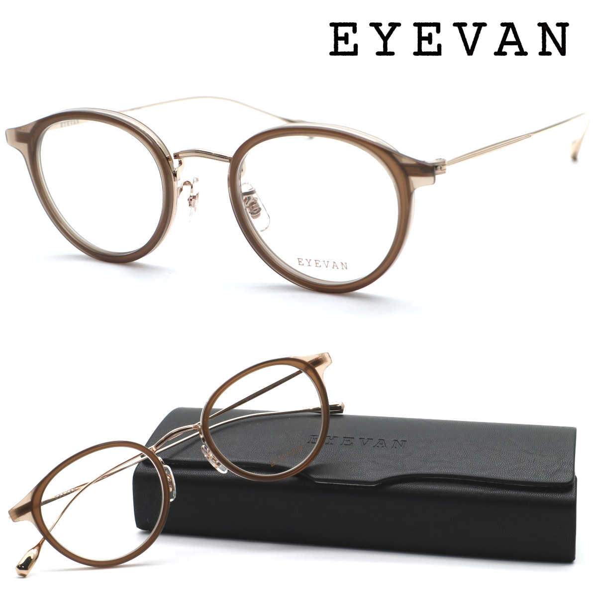 【楽天市場】【EYEVAN】アイヴァン メガネ Graff col.SPA 46サイズ 度付又は度無レンズ標準装備 【日本製】【送料無料】【正規代理店品】【アイバン】クラシック ボストン ...