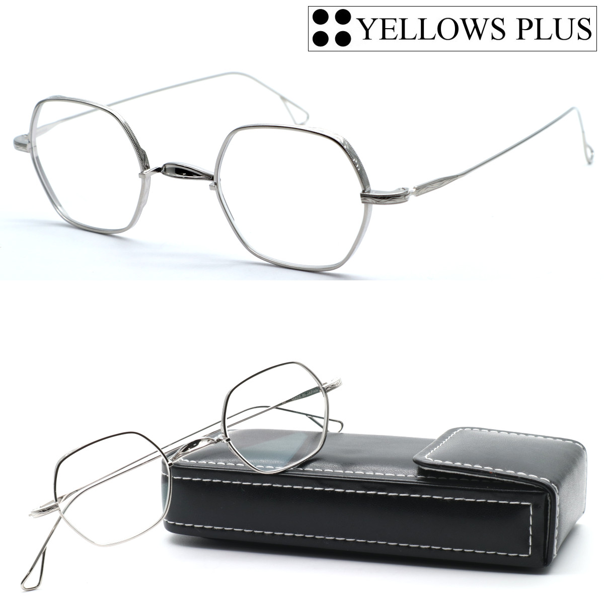 【楽天市場】【YELLOWS PLUS】イエローズプラス メガネ TIM col.1 一山鼻パッド 度付又は度無レンズ標準装備【送料無料 ...