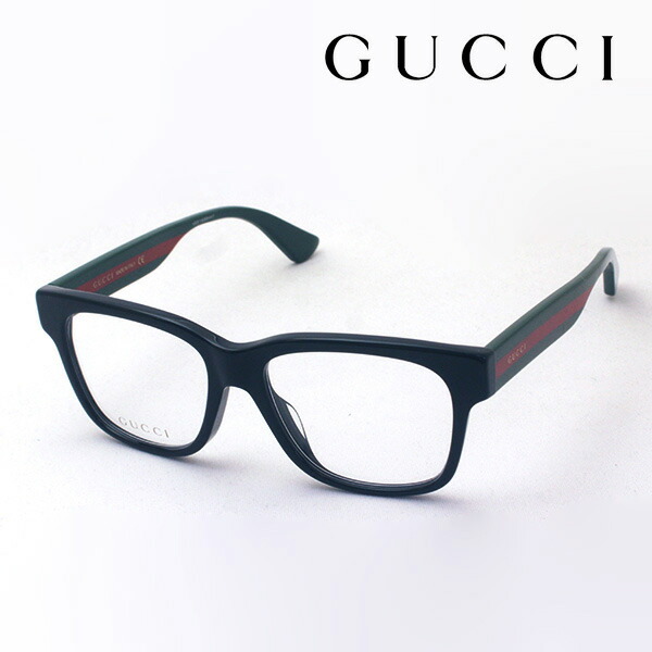【楽天市場】プレミア生産終了モデル 【グッチ メガネ 正規販売認定店】 GUCCI GG0342OA 001 伊達メガネ 度付き 眼鏡 WEB FRAME Made In Italy スクエア ...