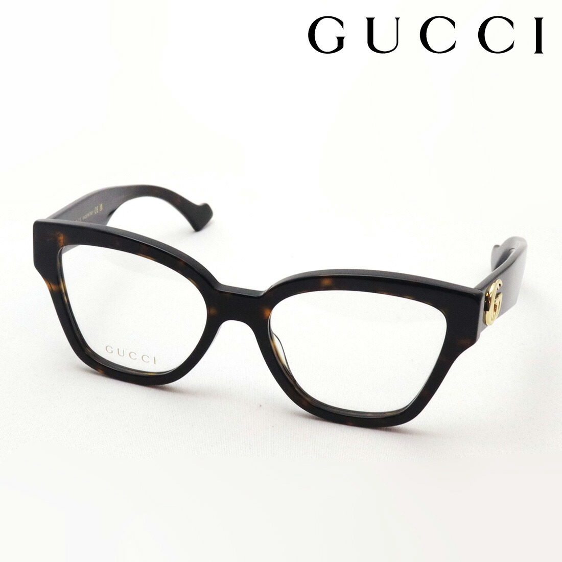 【楽天市場】NewModel 【グッチ メガネ 正規販売認定店】 GUCCI GG1424O 006 伊達メガネ 度付き 眼鏡 LOGO ...