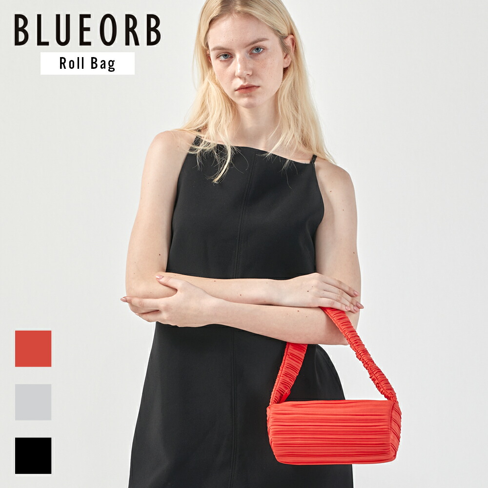 【楽天市場】【日本正規代理店】Roll Bag ハンドバッグ トートバッグ ミニトート プリーツバッグ レディース 韓国ファッション[BLUEORB/ブルーオーブ]：名入れギフト豊富！グレンチェック