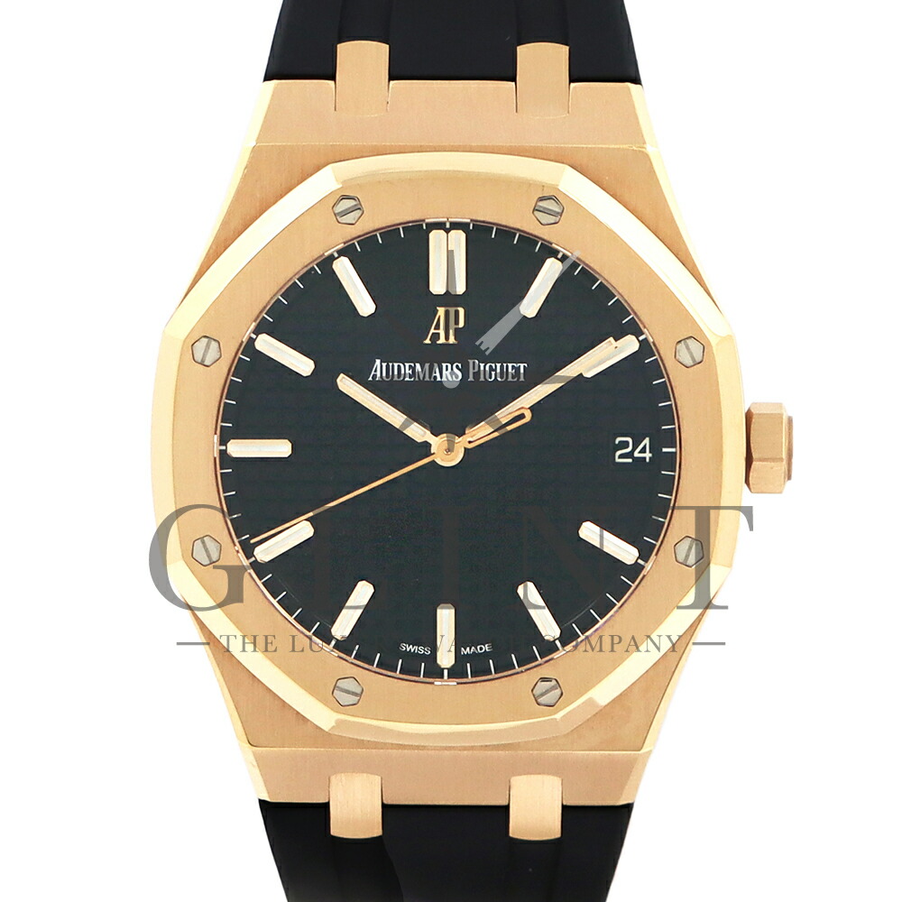 【楽天市場】オーデマピゲ（AUDEMARS PIGUET）ロイヤルオーク オートマティック 15500OR.OO.D002CR.01 ブラック ...