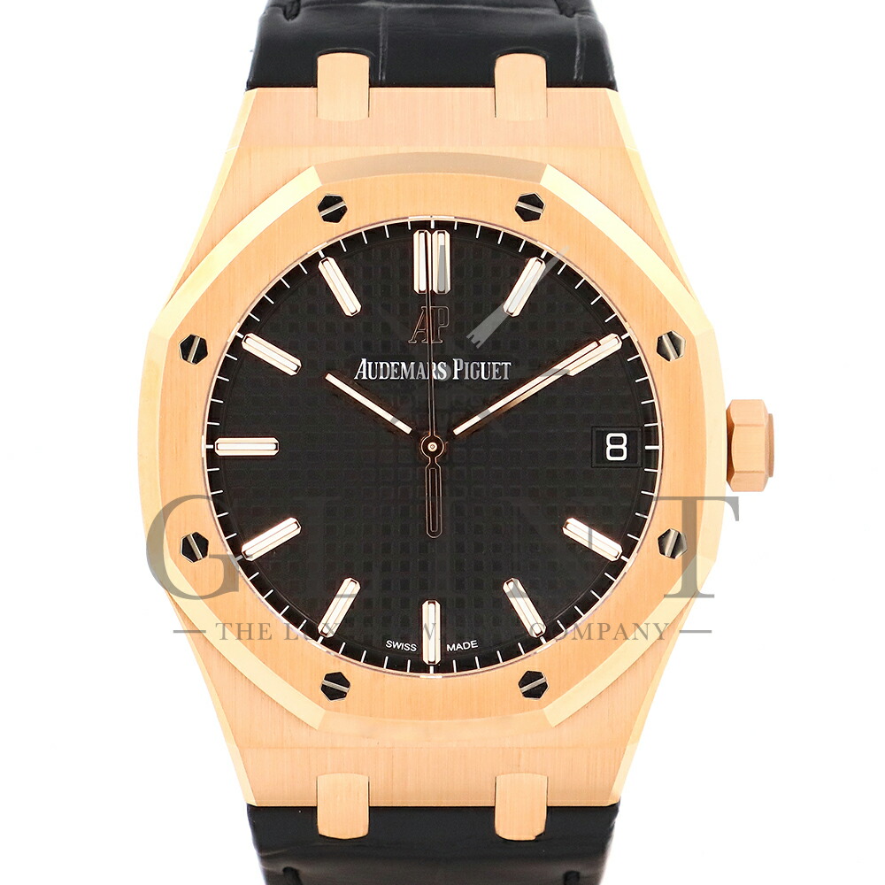【楽天市場】オーデマピゲ（AUDEMARS PIGUET）ロイヤルオーク オートマティック 15500OR.OO.D002CR.01 ブラック ...