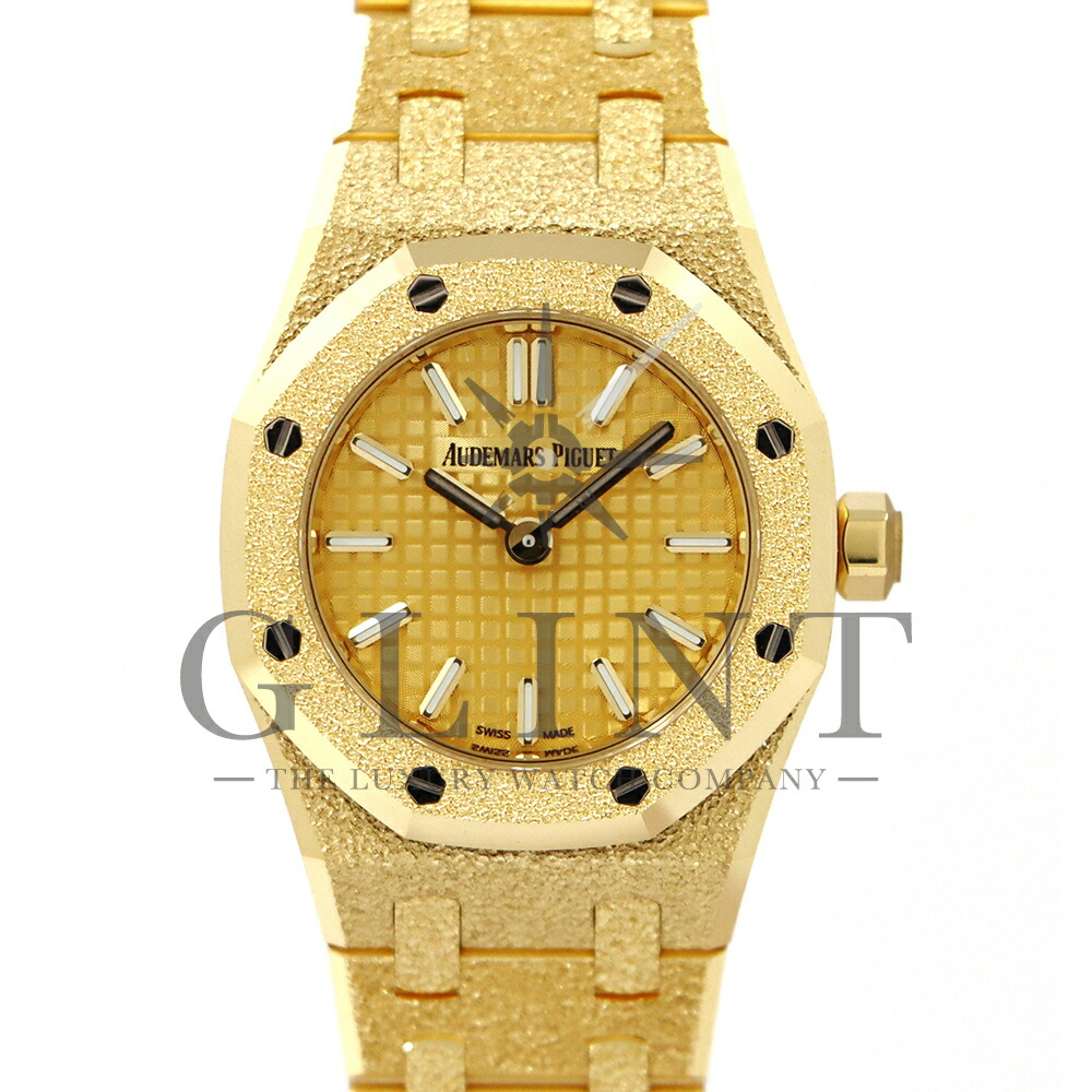 【楽天市場】オーデマピゲ（AUDEMARS PIGUET）ロイヤルオーク ミニ フロステッドゴールド クォーツ 23mm 67630BA.GG ...