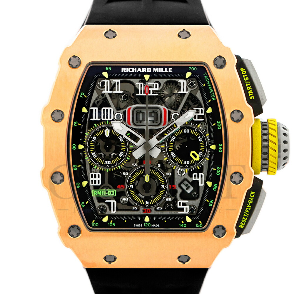 【楽天市場】リシャールミル（RICHARD MILLE）RM11-03 オートマティック ワインディング フライバック クロノグラフ 〔メンズ ...