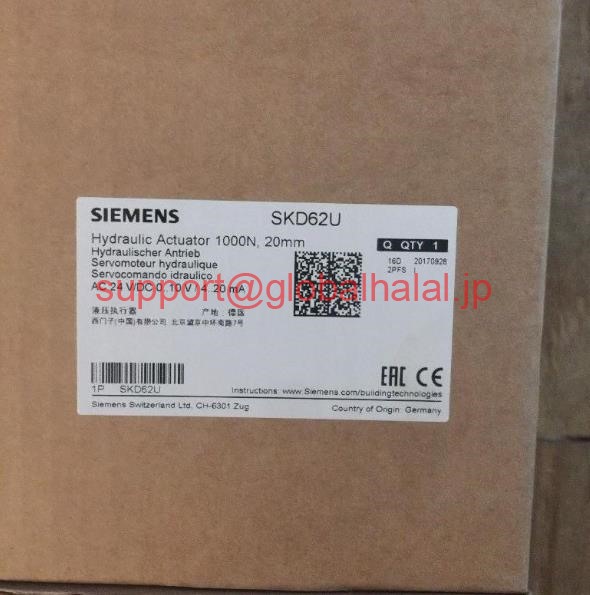 【楽天市場】新品【東京発★適格請求書★税込】Siemens SKD62U Valve Actuator SKD62-U シーメンス【6ヶ月保証 ...