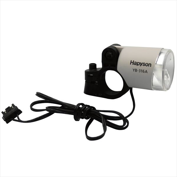 【楽天市場】Hapyson(ハピソン) 【4571383194366】 00087256 YB-316A-MH ハブダイナモ専用ライト マットグレージュ：GLOBAL MOTO