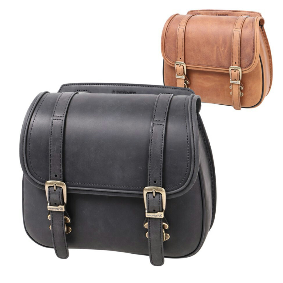 【楽天市場】デグナー(DEGNER) SB-89 レザーサドルバッグ 2色：GLOBAL MOTO