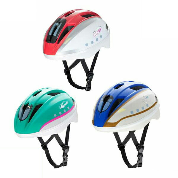 【楽天市場】【アイデス(ides)】 新幹線シリーズ キッズヘルメットS (頭囲 53cm-56cm) 全3色 E5系はやぶさ E7系かがやき E6系こまち 子ども用自転車 幼児車 保育園 ...