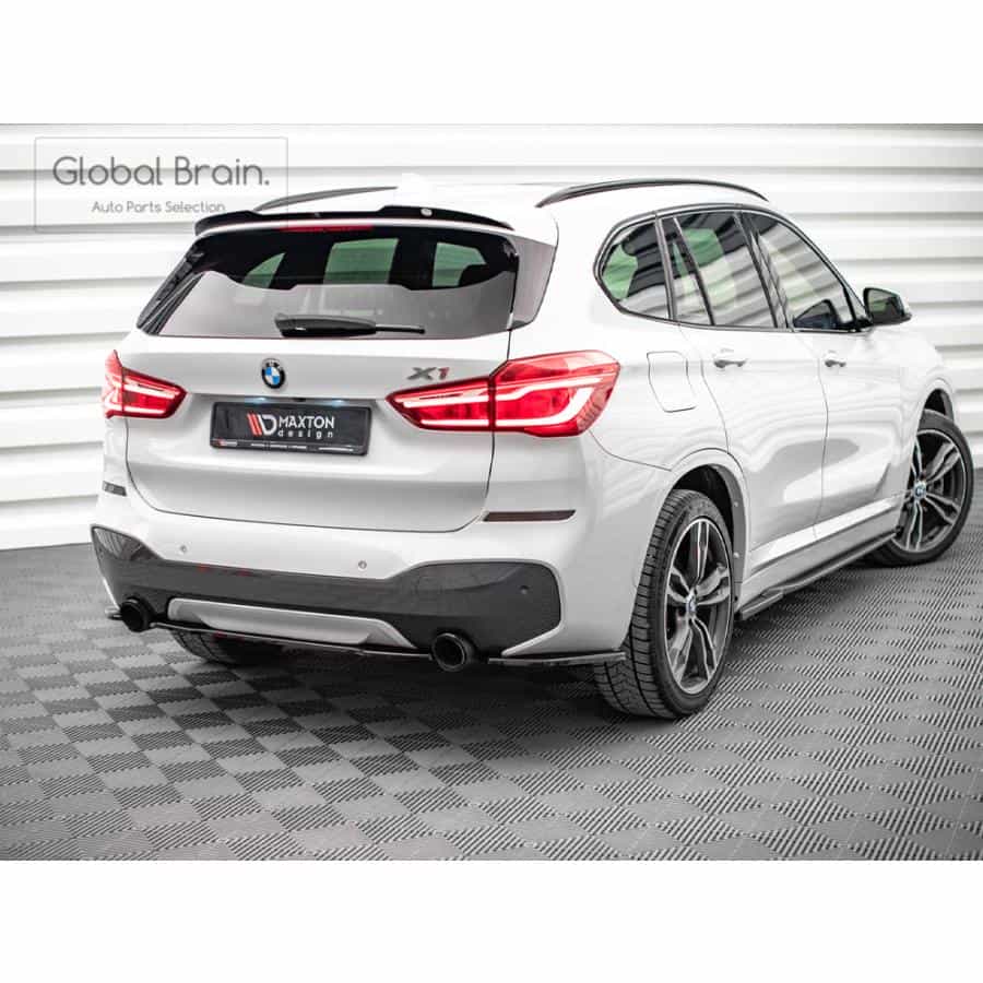 【楽天市場】BMW X1 F48 Mスポーツ リア サイド スプリッター スパッツ/ bmw スプリッター ディフューザー エアロ パーツ ...
