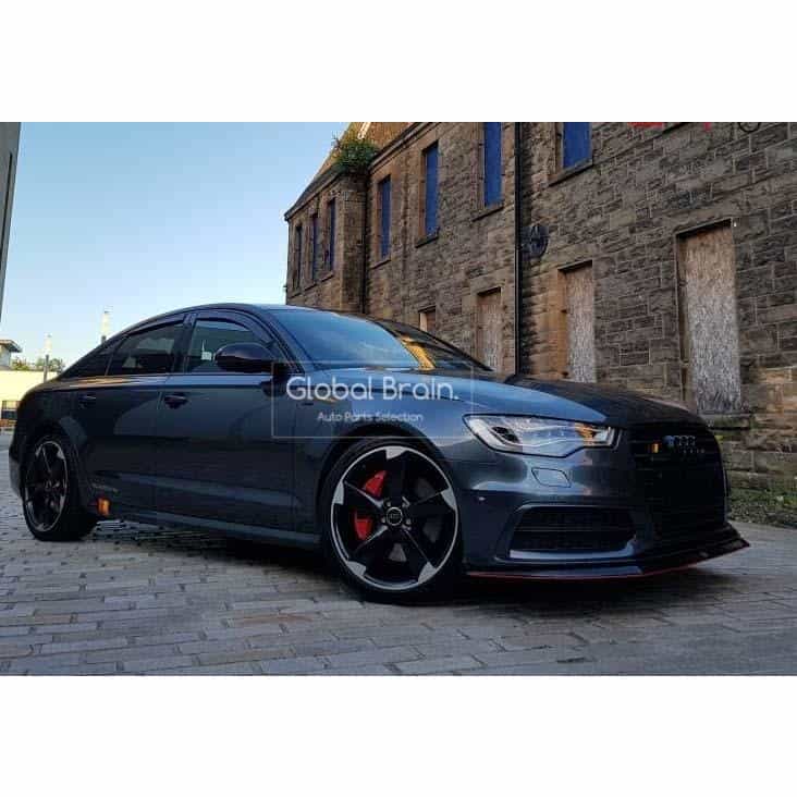 【楽天市場】アウディ A6 4G C7 Sライン / S6 前期 フロント リップ スポイラー V2/ audi スプリッター ディフューザー エアロ パーツ カスタム チューン：グローバルブレイン