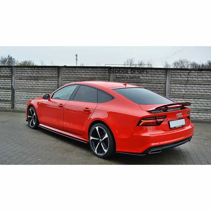 【楽天市場】2010 2018 アウディ A7 Sライン S7 Rs7 4g リア トランク スポイラー Audi スプリッター
