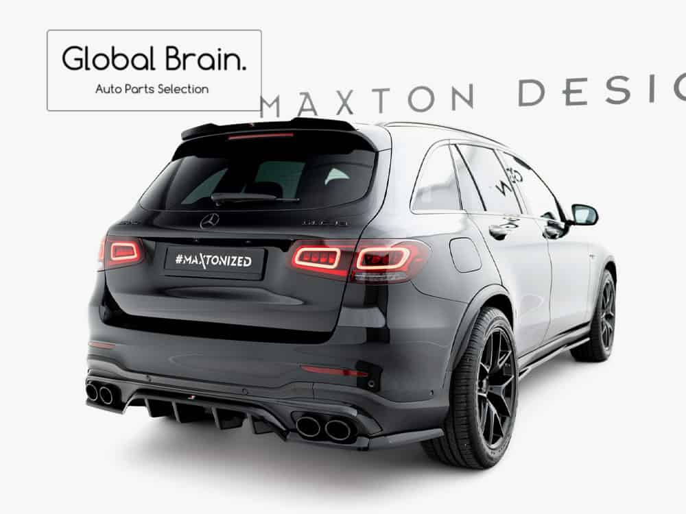 【楽天市場】メルセデスベンツ GLC AMGライン/ GLC43 後期 X253 リア ルーフ スポイラー /benz スプリッター ディフューザー エアロ パーツ カスタム チューン ...