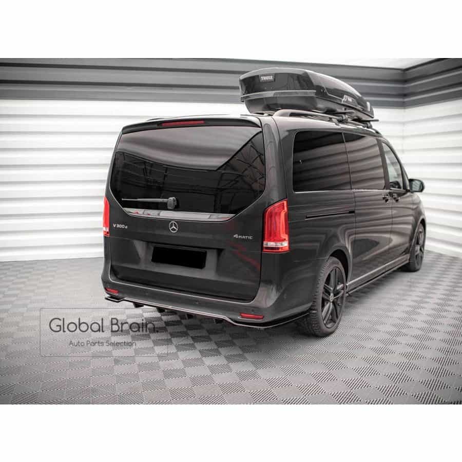 【楽天市場】メルセデスベンツ Vクラス W447 AMGライン 後期 リア ディフューザー/ benz スプリッター ディフューザー エアロ ...