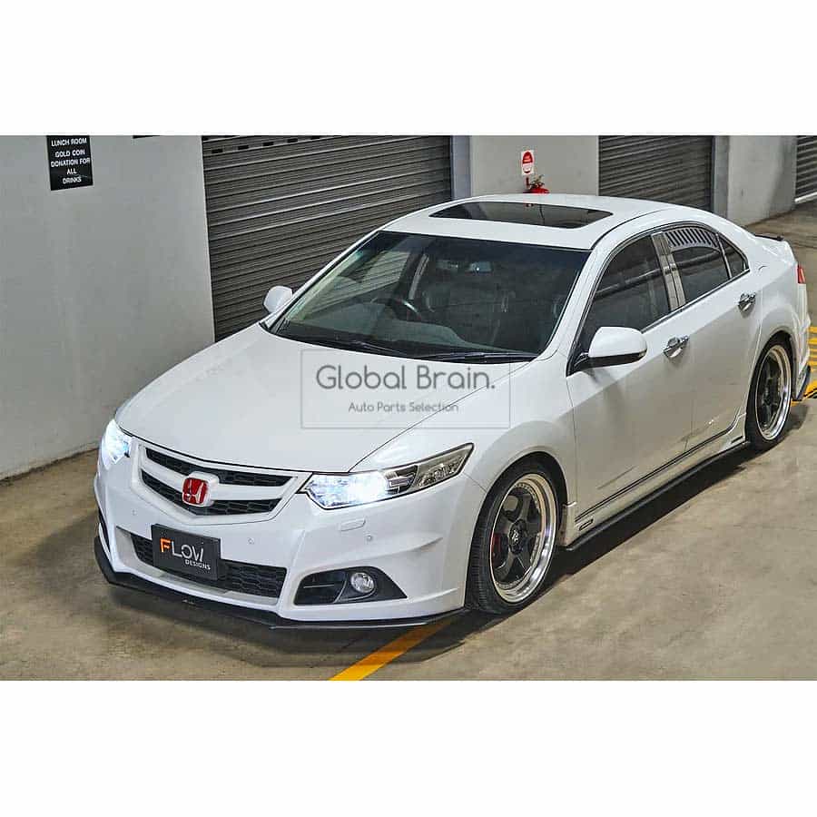【楽天市場】ホンダ アコード モデューロ CU1 CU2 CW1 CW2 - フロント リップ スポイラー / スプリッター ディフューザー エアロ パーツ flow design：グローバルブレイン