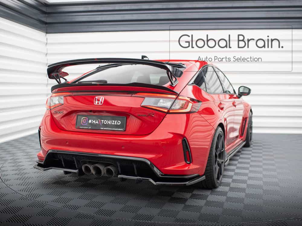 【楽天市場】ホンダシビック タイプR FL5 リア ディフューザー スポイラー V1 / HONDA スプリッター ディフューザー エアロ パーツ カスタム チューン：グローバルブレイン