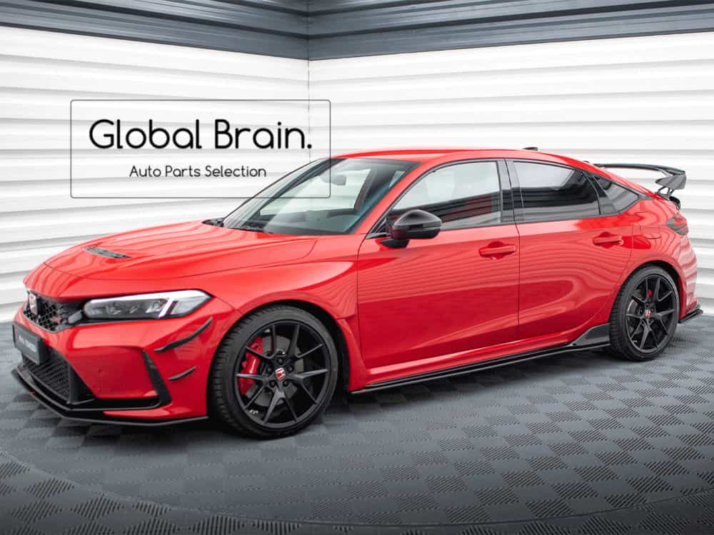 【楽天市場】ホンダシビック タイプR FL5 サイド スカート カバー スポイラー/ HONDA スプリッター ディフューザー エアロ パーツ カスタム チューン：グローバルブレイン