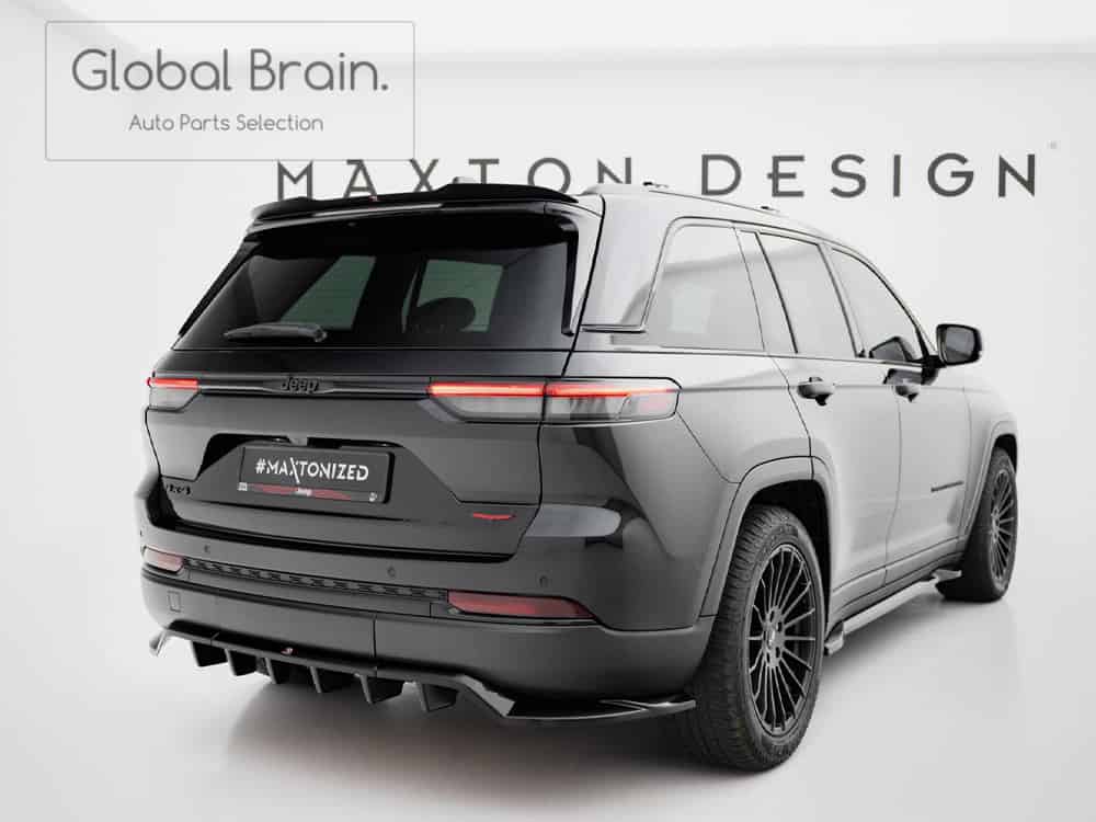 【楽天市場】2022- グランドチェロキー リミテッド リア ディフューザー スポイラー/ Jeep スプリッター ディフューザー エアロ ...