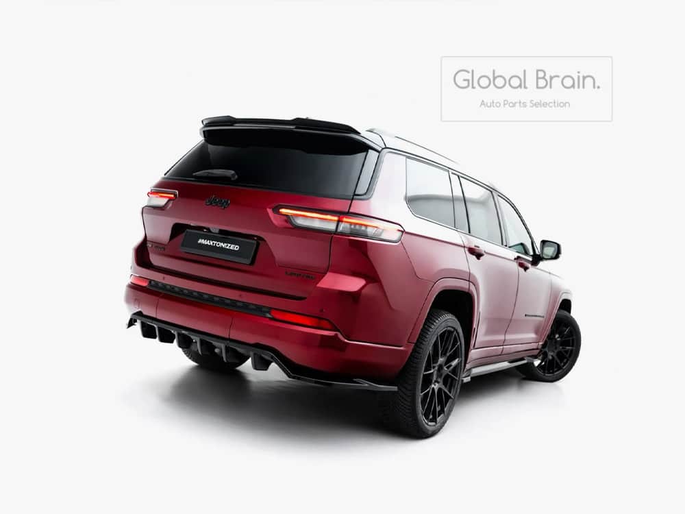 【楽天市場】グランドチェロキー L リミテッド WL リア ルーフ スポイラー/ Jeep スプリッター ディフューザー エアロ パーツ ...