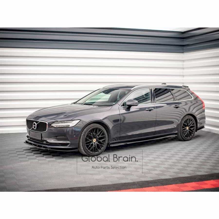 【楽天市場】ボルボ V90 MK2 (2016-) サイドスカート ディフューザー/ Volvo スプリッター ディフューザー エアロ パーツ カスタム チューン：グローバルブレイン