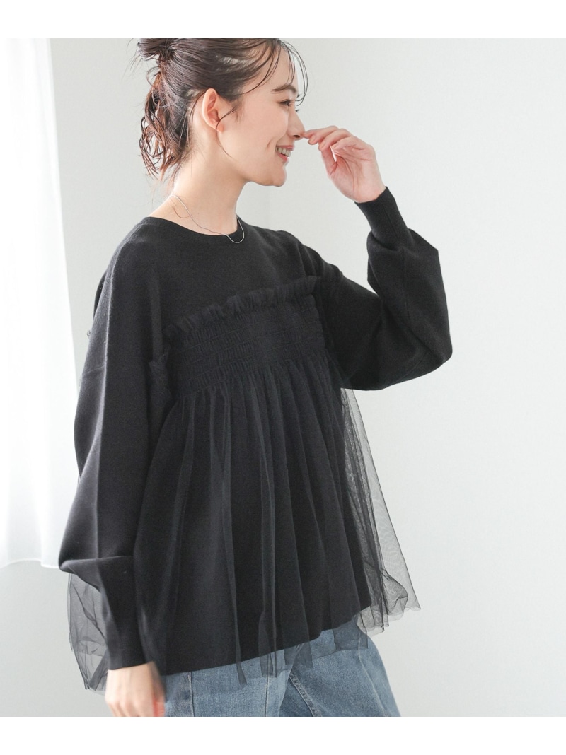 【楽天市場】【SALE／50%OFF】メルティチュールドッキング/252001 GLOBAL WORK グローバルワーク トップス ニット ...