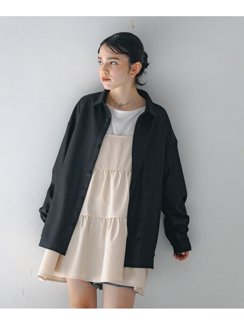 【楽天市場】【SALE／30%OFF】大人見えシャツジャケット/AND YUA ANY/243701 GLOBAL WORK グローバルワーク ...